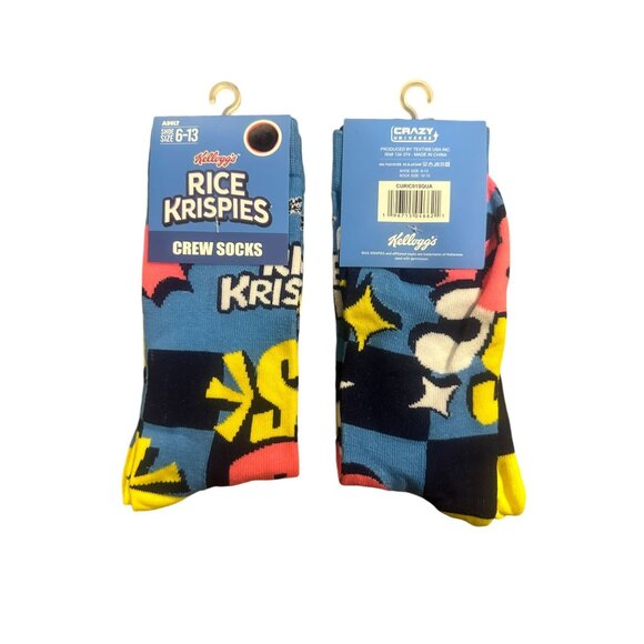 Accessories | Rice Krispies Cereal Crew Socks Adultunisexmenwomen 613 ...